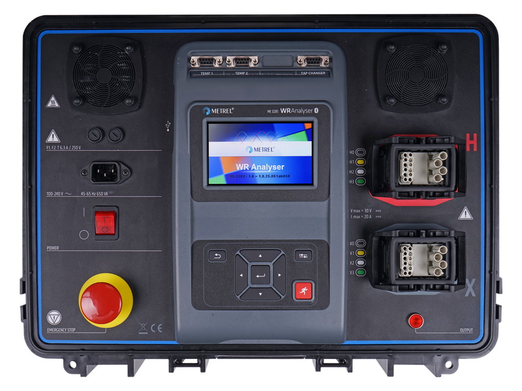 Metrel MI 3281 WR Analyser - Transformator Prüfgerät | metrel.ch